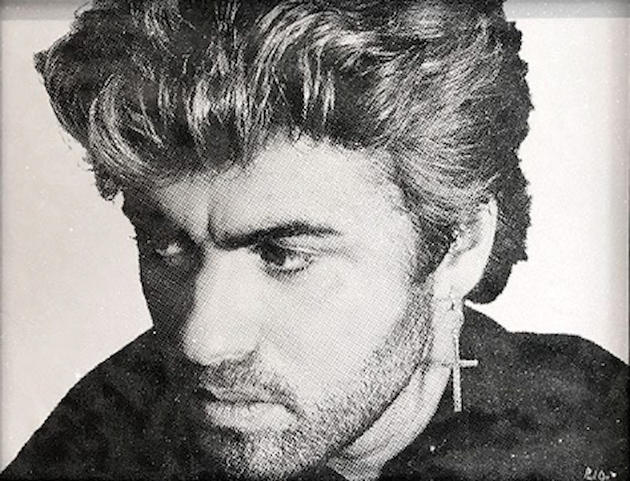 Faith - George Michael - (Diamond Dust) Painting by Paul Oz | Adore ...